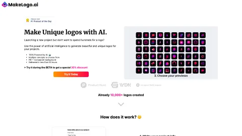Create Logos with AI - MakeLogo
